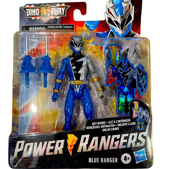Hasbro | Toys | Power Rangers Dino Fury Blue Ranger 6inch Action Figure ...